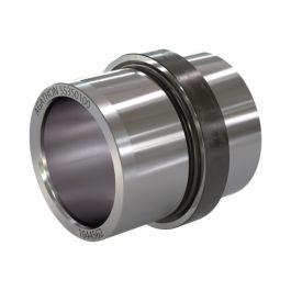 Guide bushing with flange